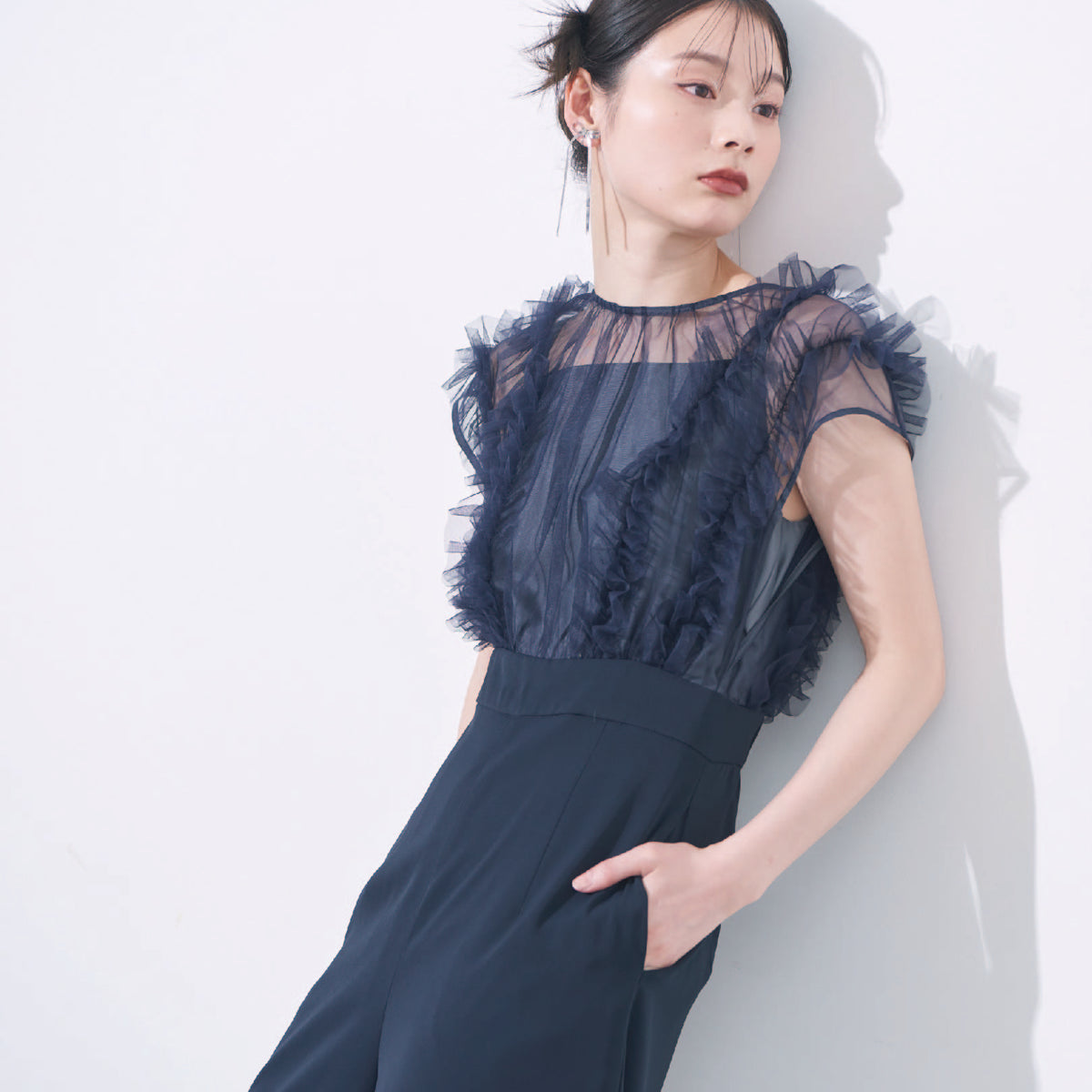 124-3924 チュールフリルコンビネゾン – métoi